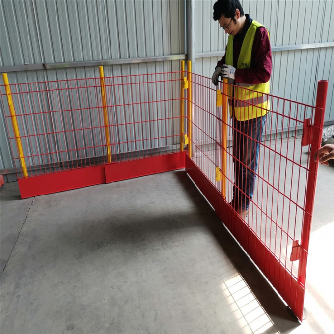 Powder Coated 1.2m Height 50x200mm Edge Protection Barriers