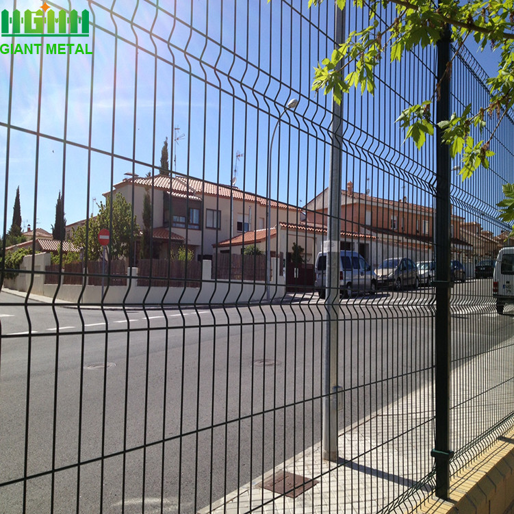 3D Triangular Bending Wire Mesh Fence Triangle Bending Fence