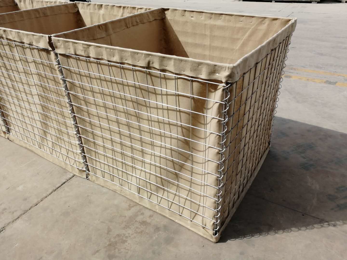 Gabion Box 30 Gauge Hesco Barrier Blast Wall Steel Welded Mesh Fence ...