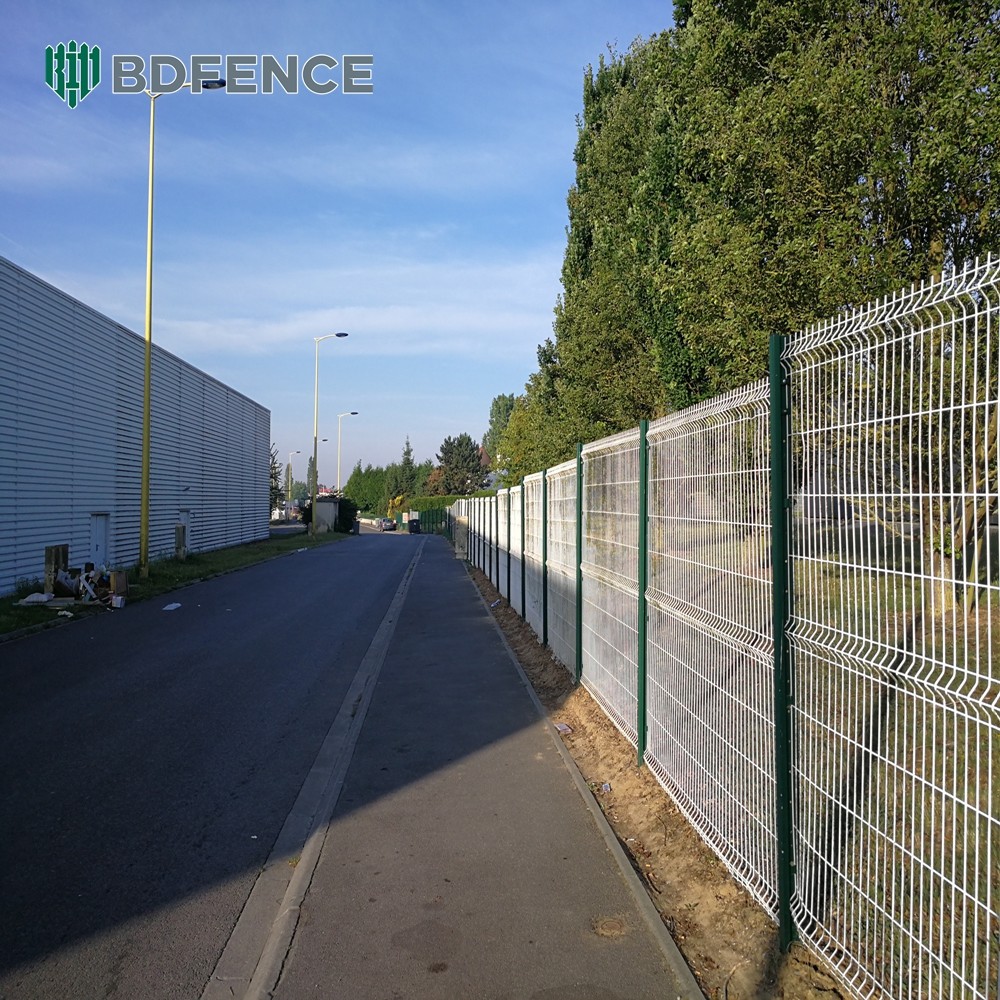 Home Outdoor Decorative Metal 3D Bending Curved Fence Panel Welded ...