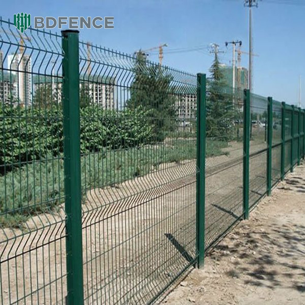 High Security Wire Mesh Fence 3D V Bending Curved Garden Farm Fence for Perimeter Security