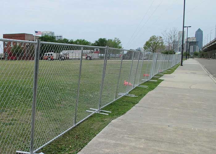 American Portable Chain Link Temporary Fence For Construction Site ...