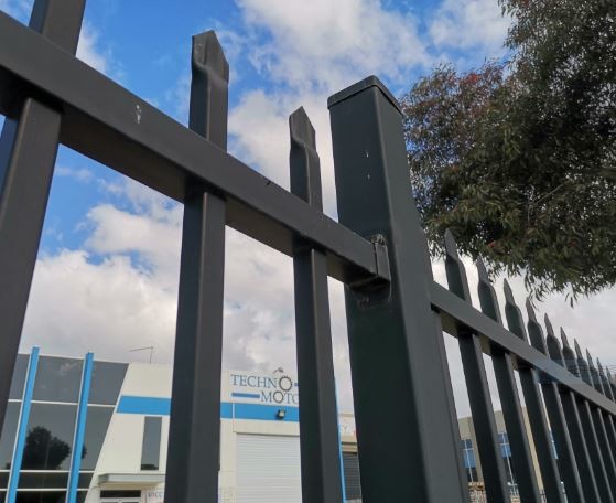 Corten Steel Square Tube Metal Tubular Wrought Iron Fencing Black ...